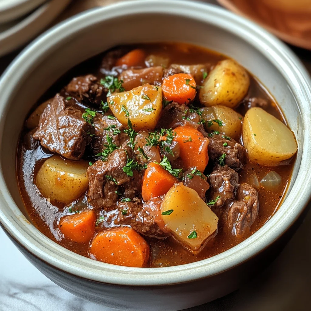 Comforting Crockpot Beef Stew